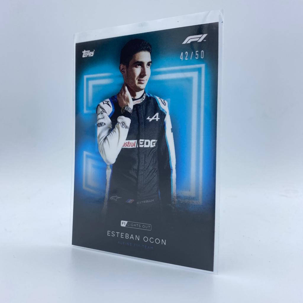 42/50 Esteban Ocon - Driver - Aqua Parallel – Authenticsgg