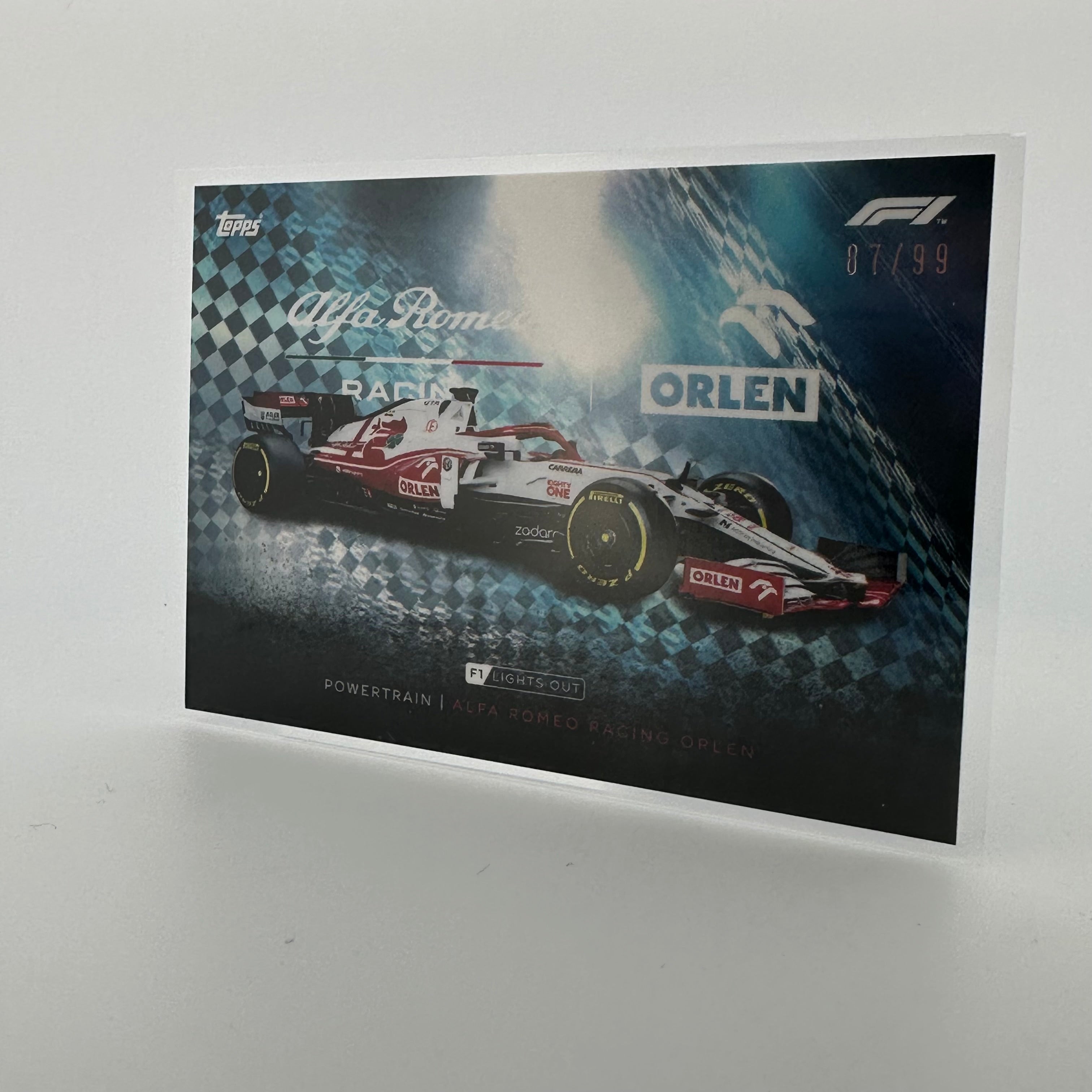 87/99 Alfa Romeo Racing Orlen - Powertrain - Blue Parallel – Authenticsgg