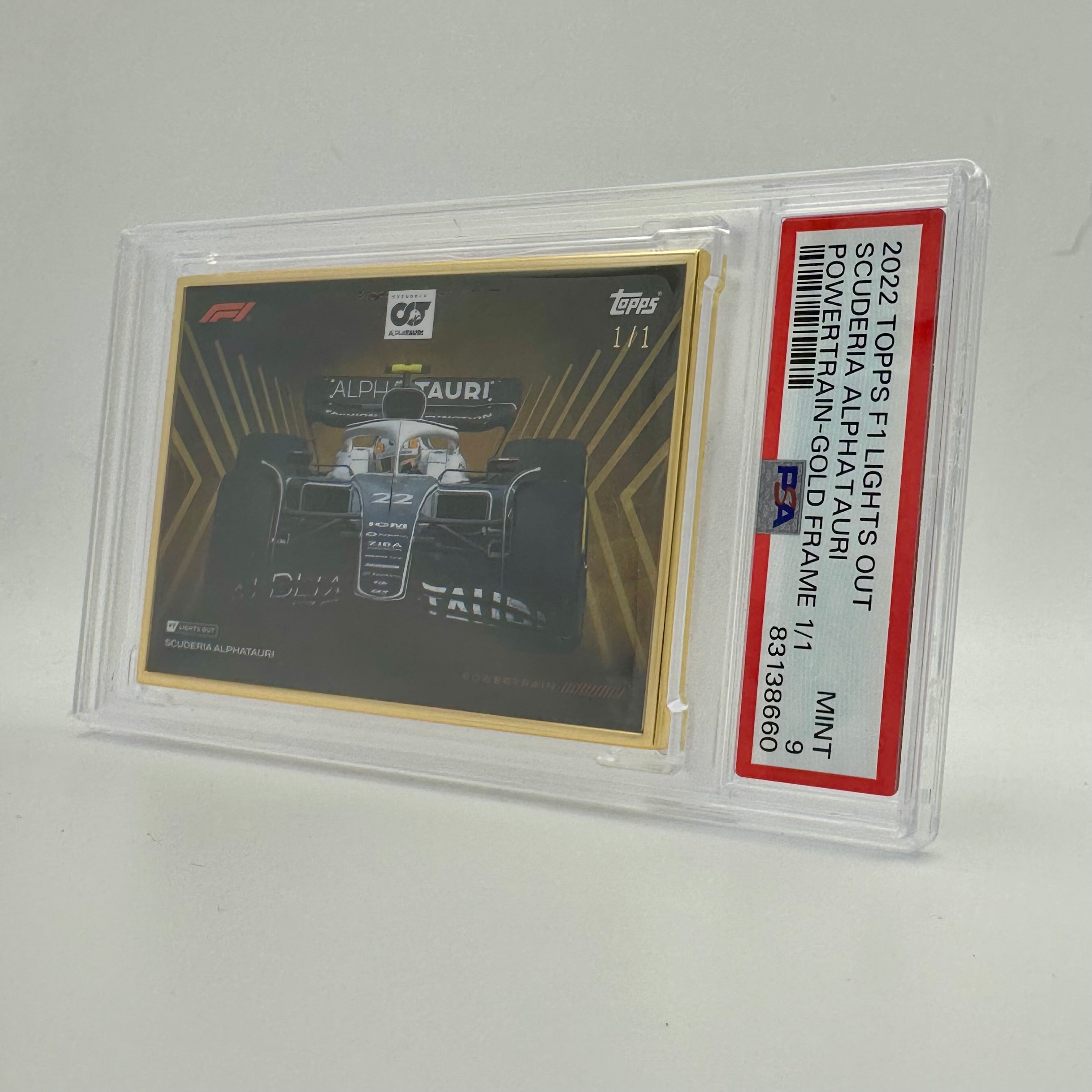 1/1 Gold Frame - Scuderia Alphatauri - Powertrain - 2022 Lights Out ...