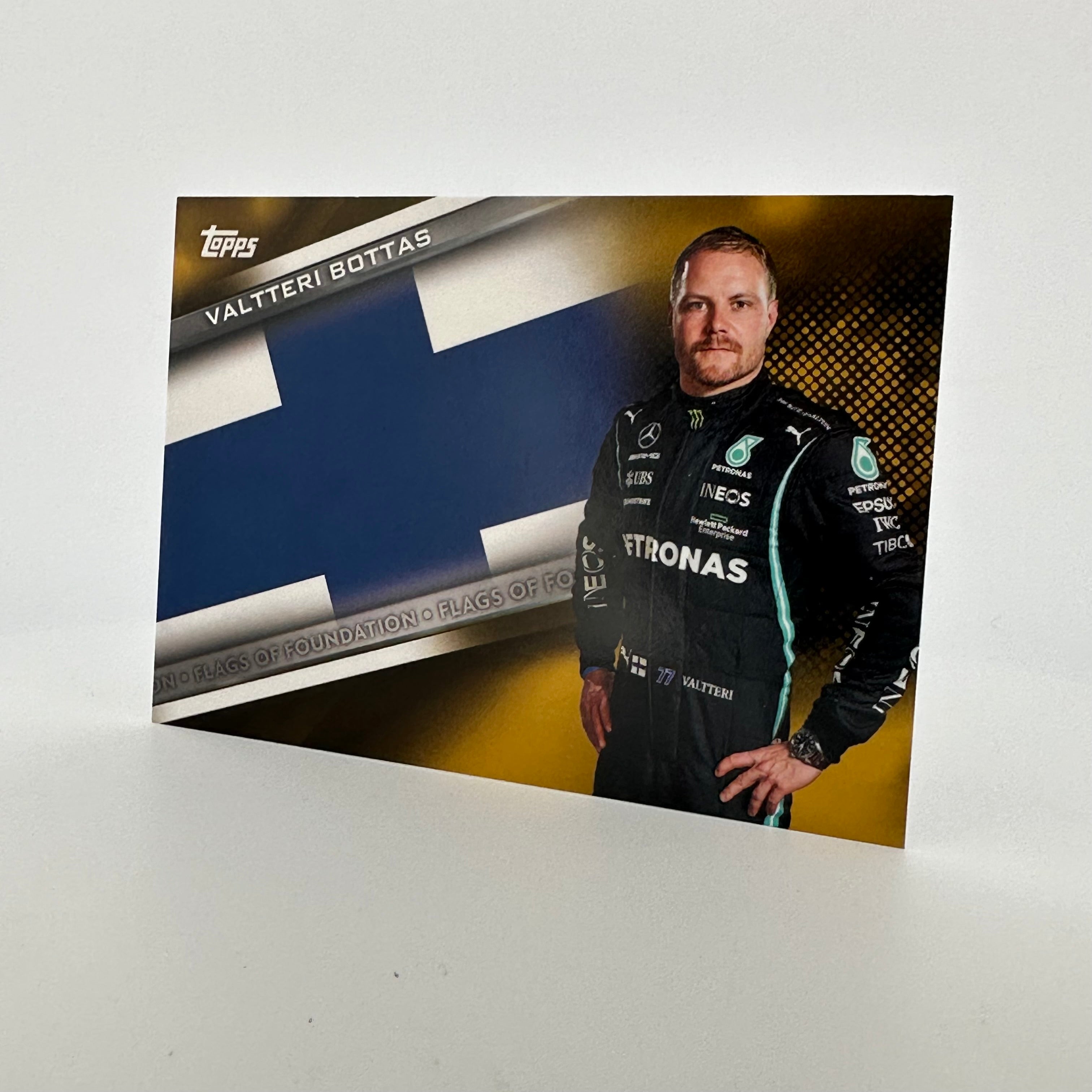 45/50 Gold - Valteri Bottas - #FF-VB - Flags Of Foundation – Authenticsgg