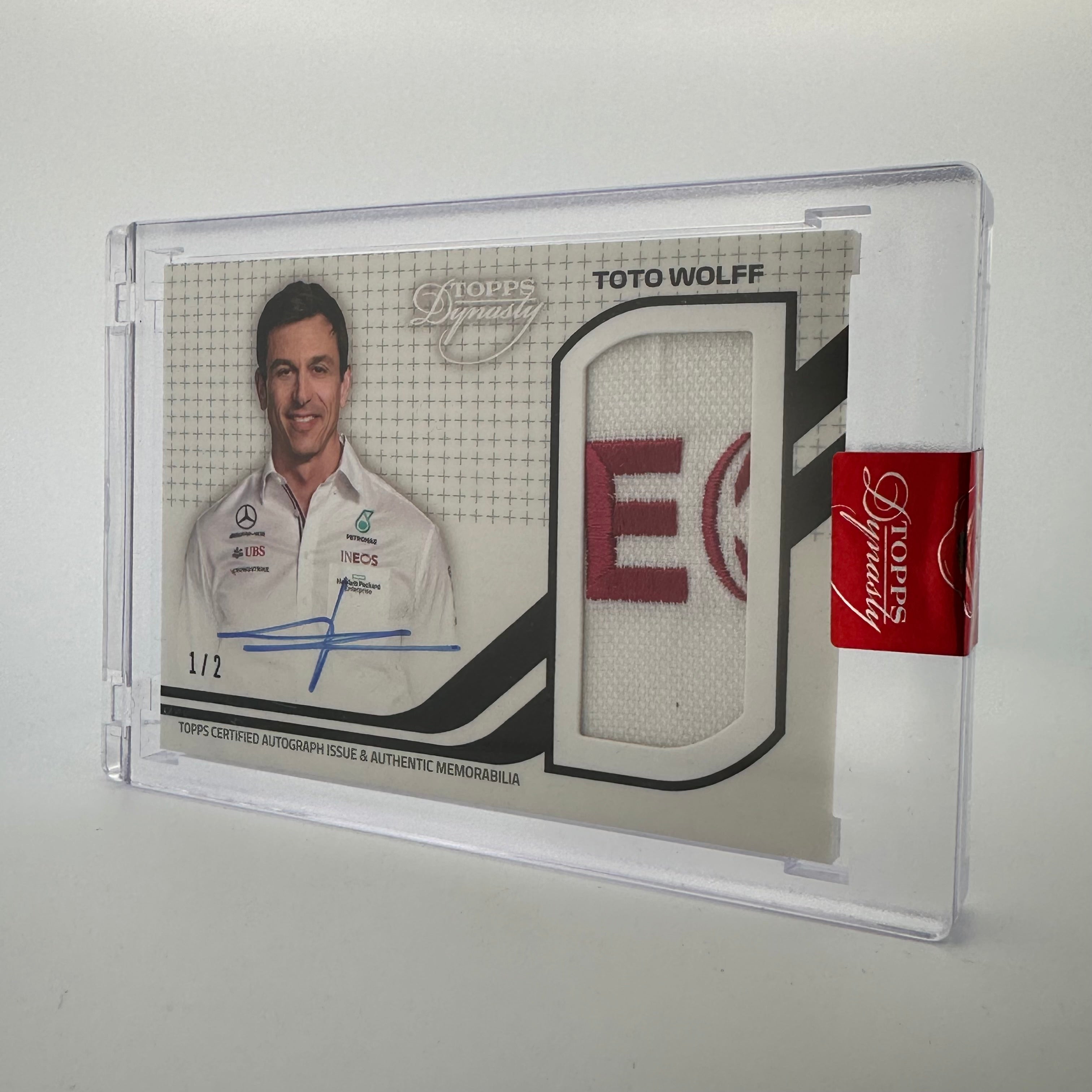 1/2 Black - Toto Wolff - 2021 Dynasty Autograph Patch - #DAP-TW ...