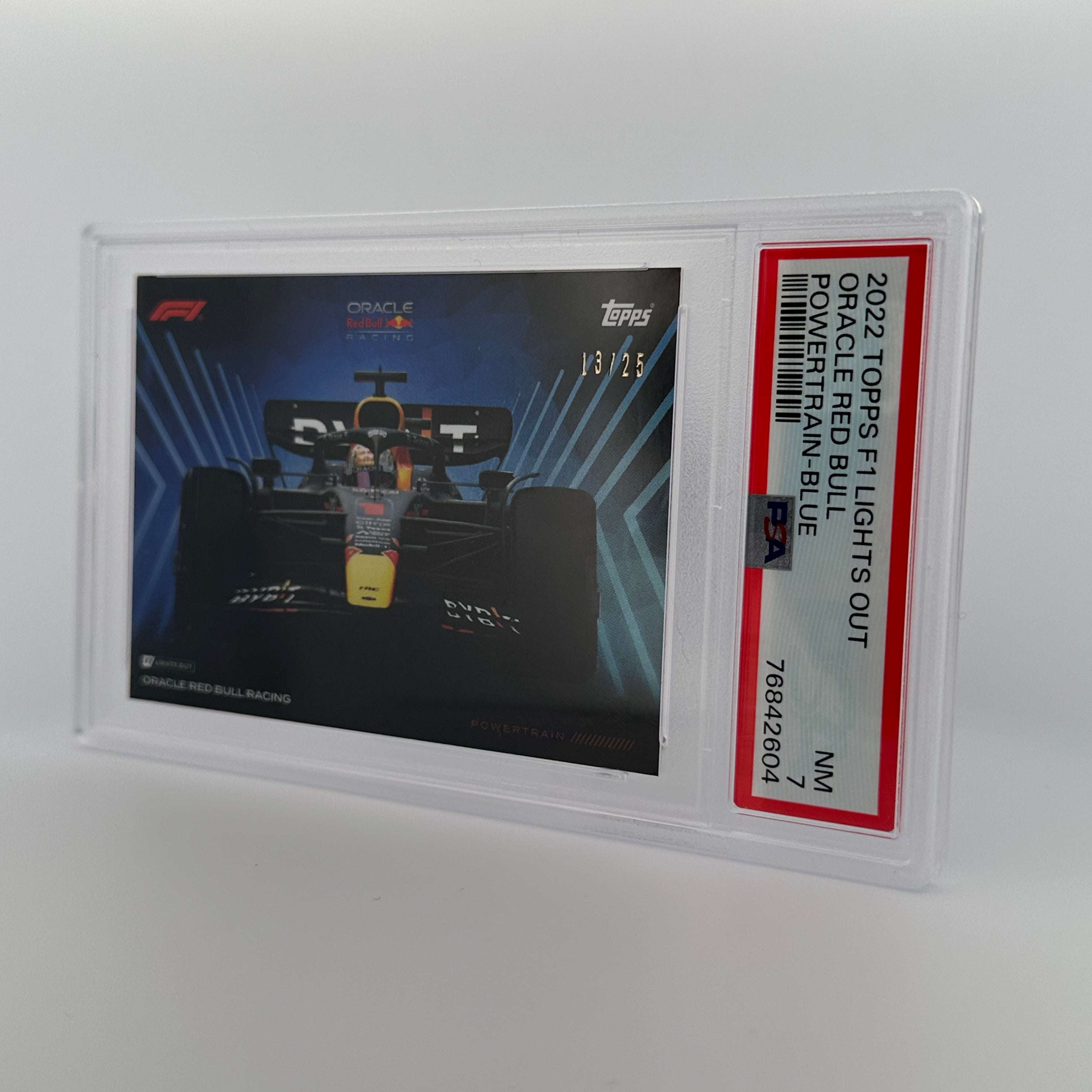 PSA 7 - 13/25 - ORACLE RED BULL RACING - POWERTRAIN - BLUE – Authenticsgg