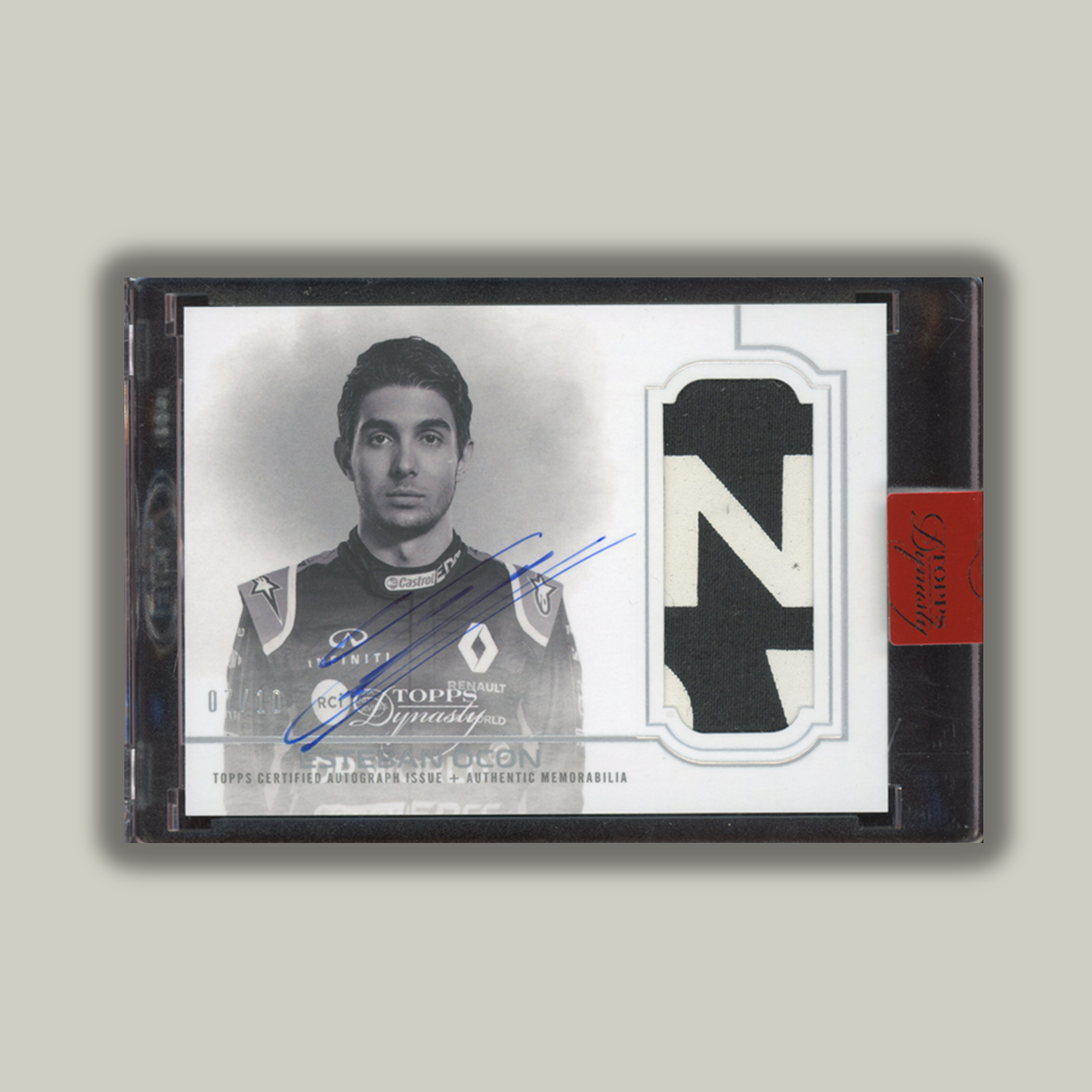 /10 Esteban Ocon #DAP-IIEC - Auto Patch - 2020 Topps Dynasty F1 ...