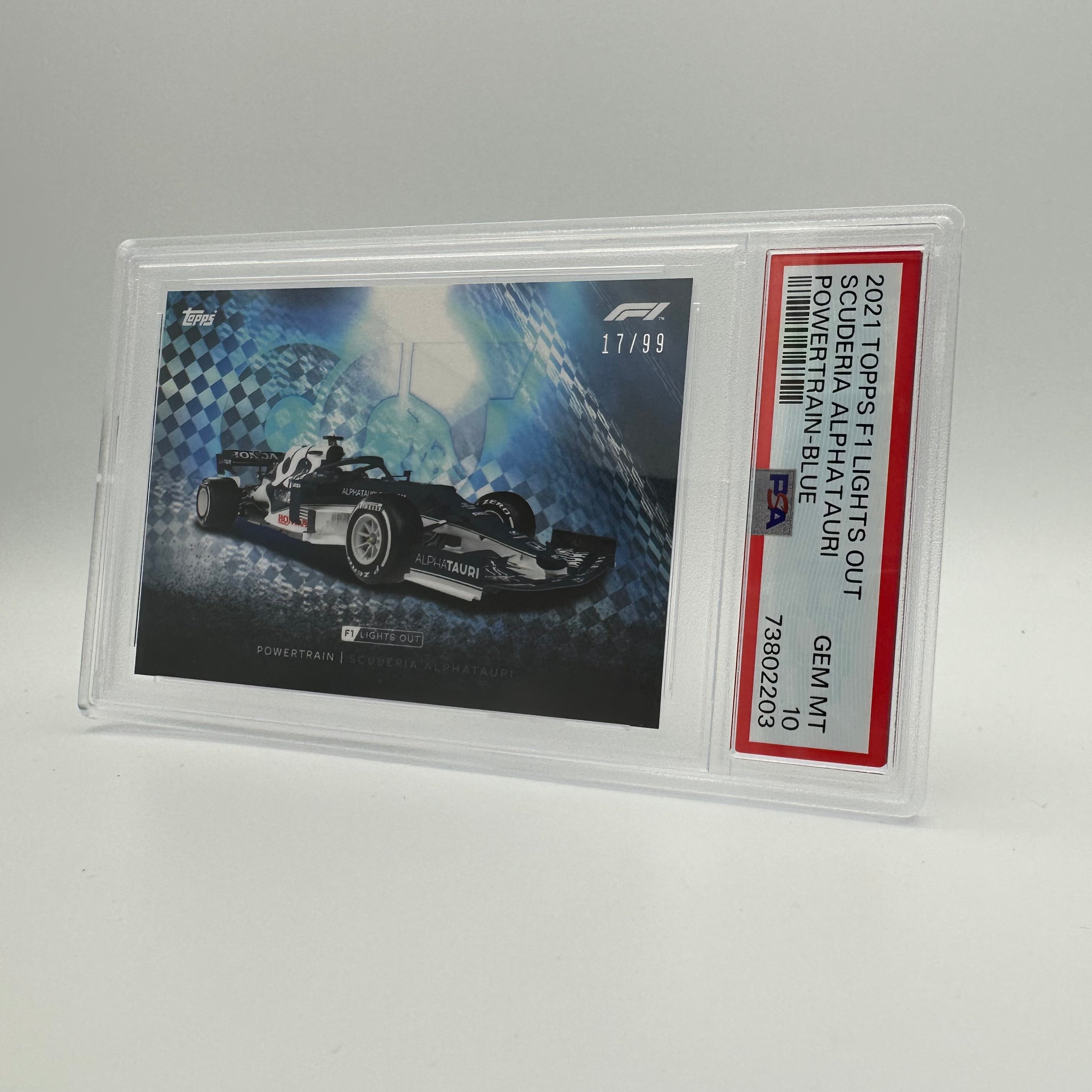 PSA 10 - 17/99 SCUDERIA ALPHATAURI - POWERTRAIN - BLUE – Authenticsgg