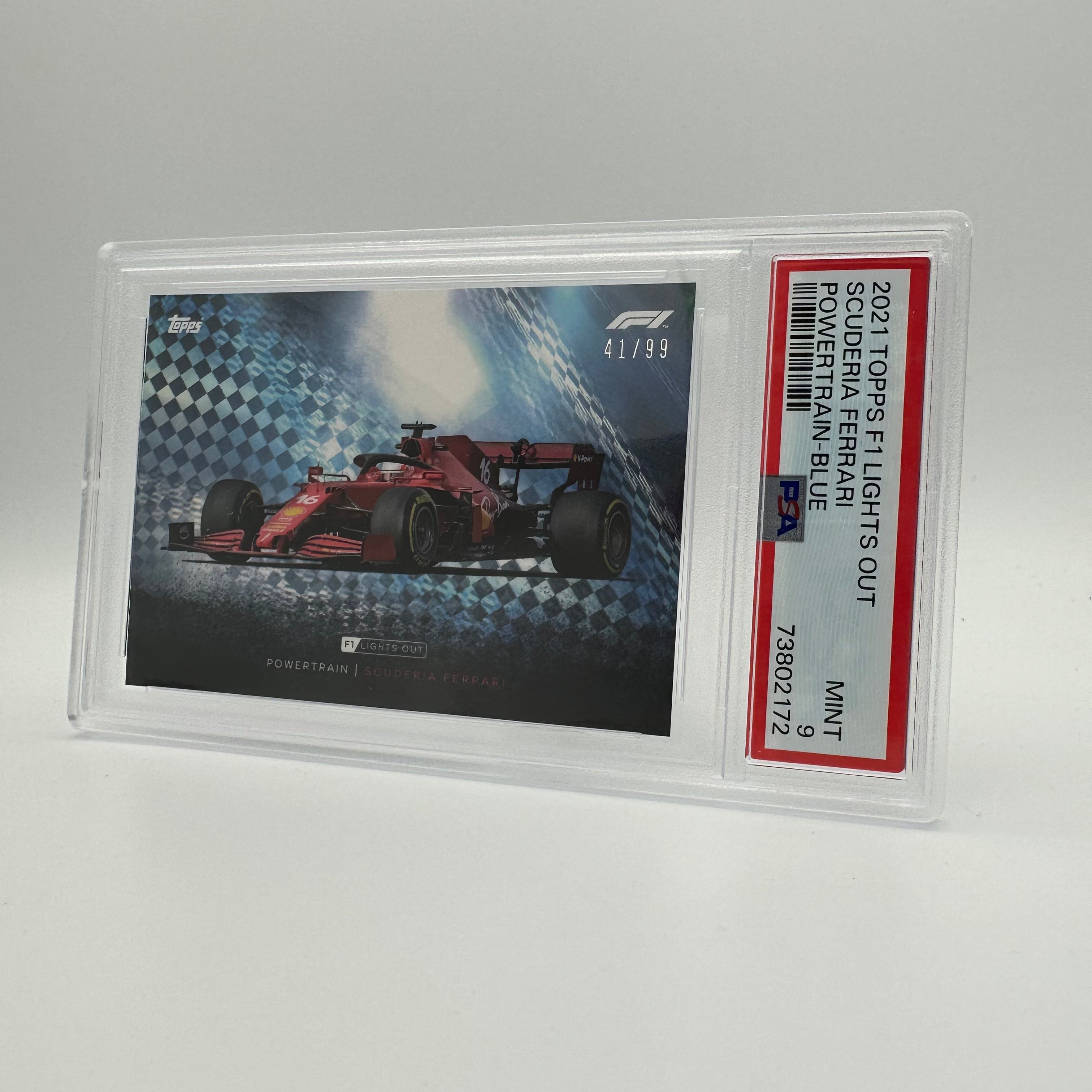 PSA 9 - 41/99 SCUDERIA FERRARI - POWERTRAIN - BLUE – Authenticsgg