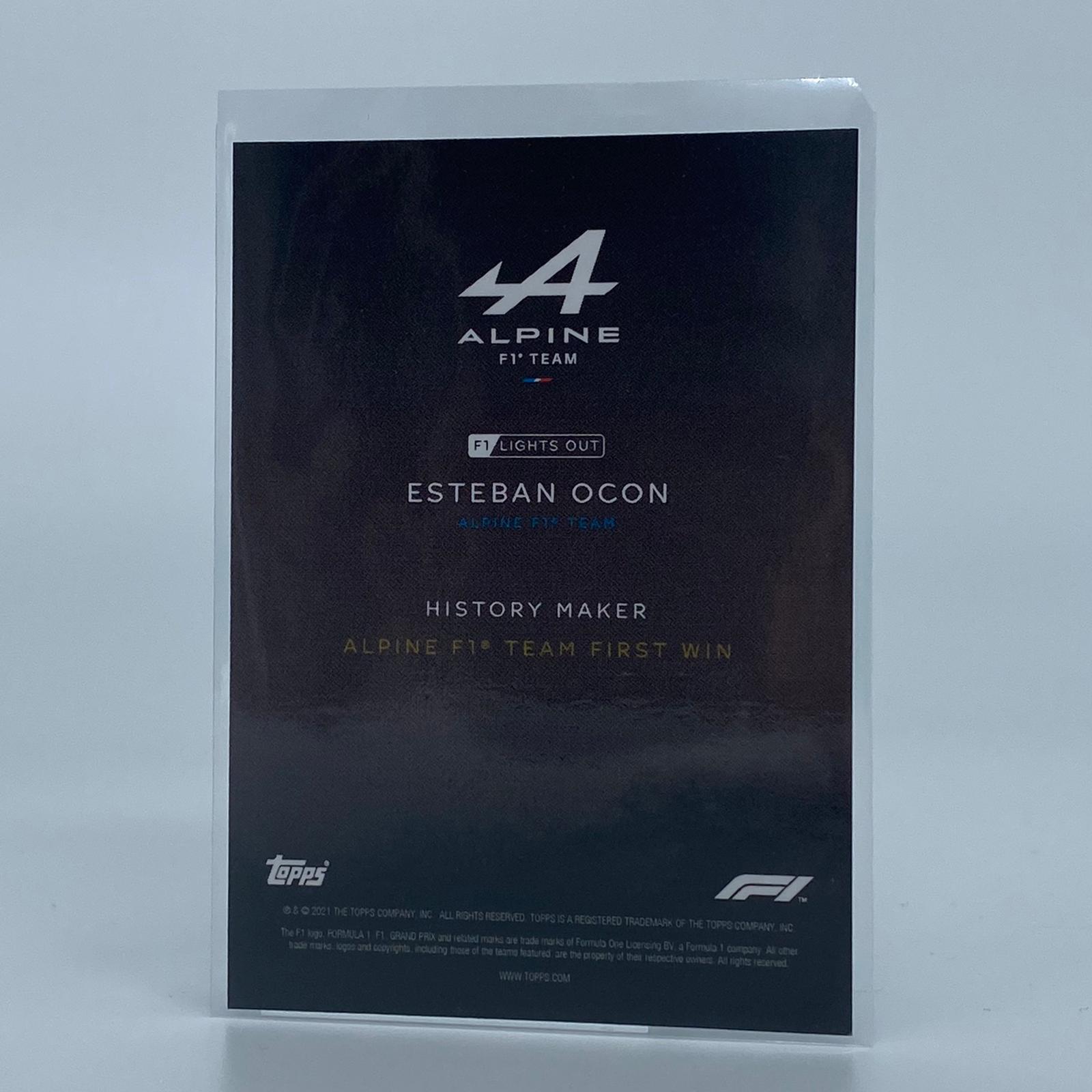 13/50 Esteban Ocon - History Maker – Authenticsgg