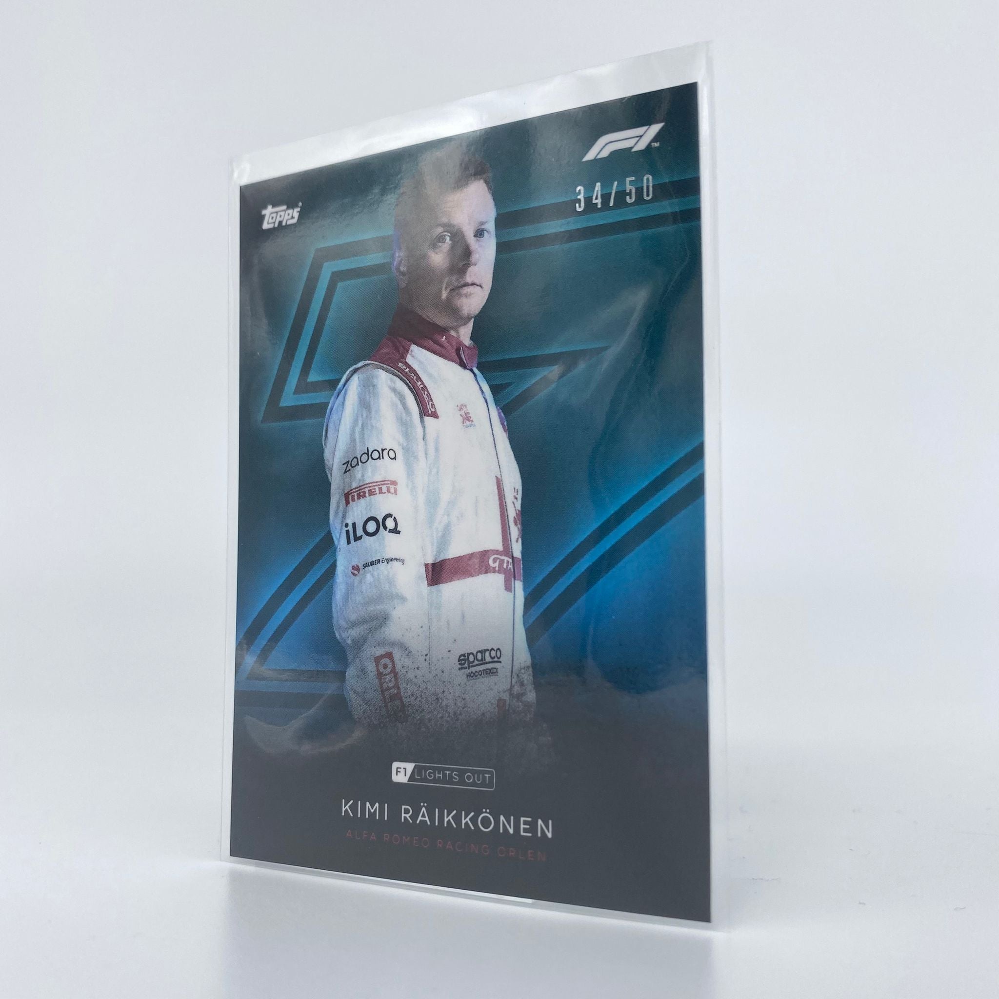 34/50 Kimi Raikkonen - Drivers - Aqua Parallel – Authenticsgg