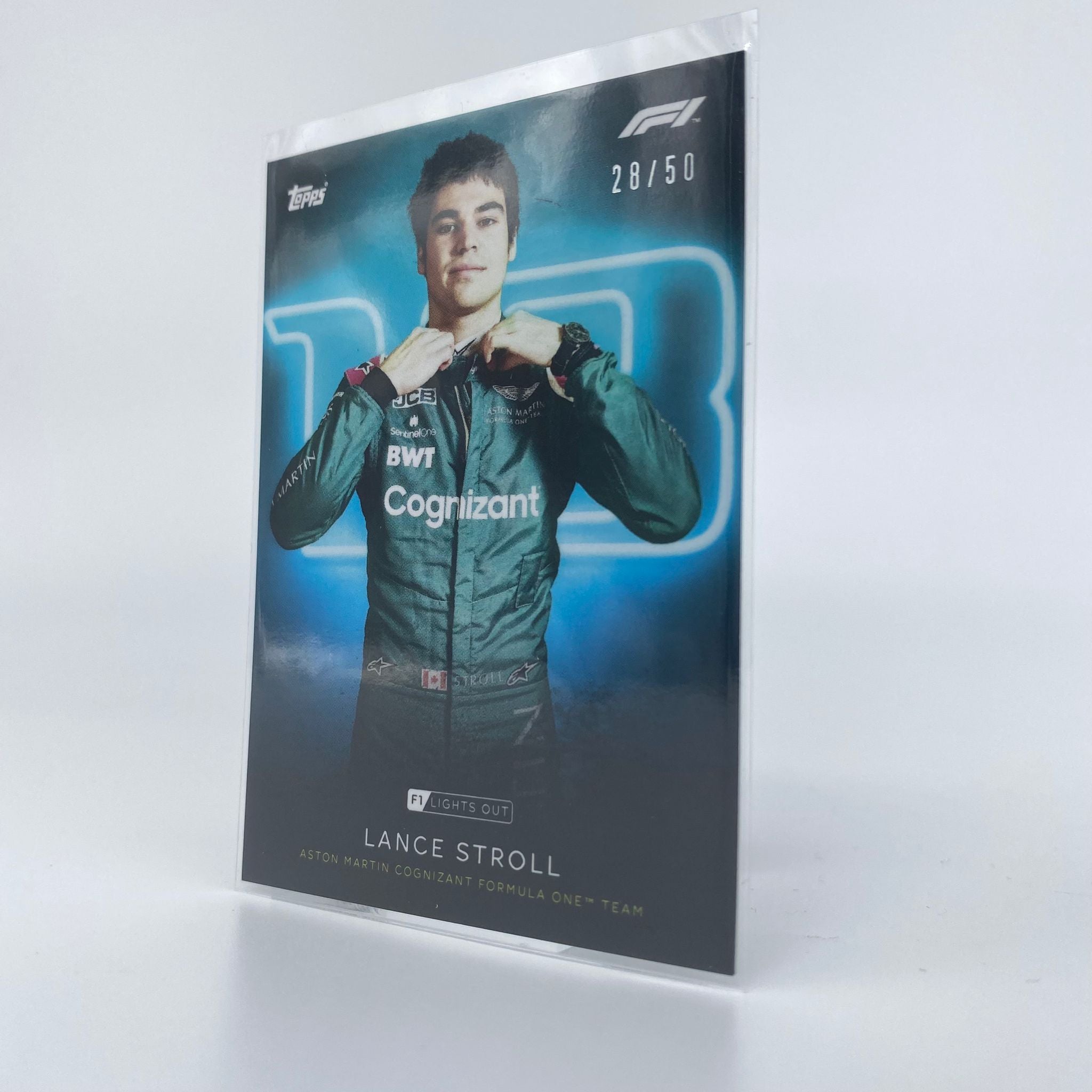/50 Lance Stroll - Drivers - Aqua Parallel – Authenticsgg